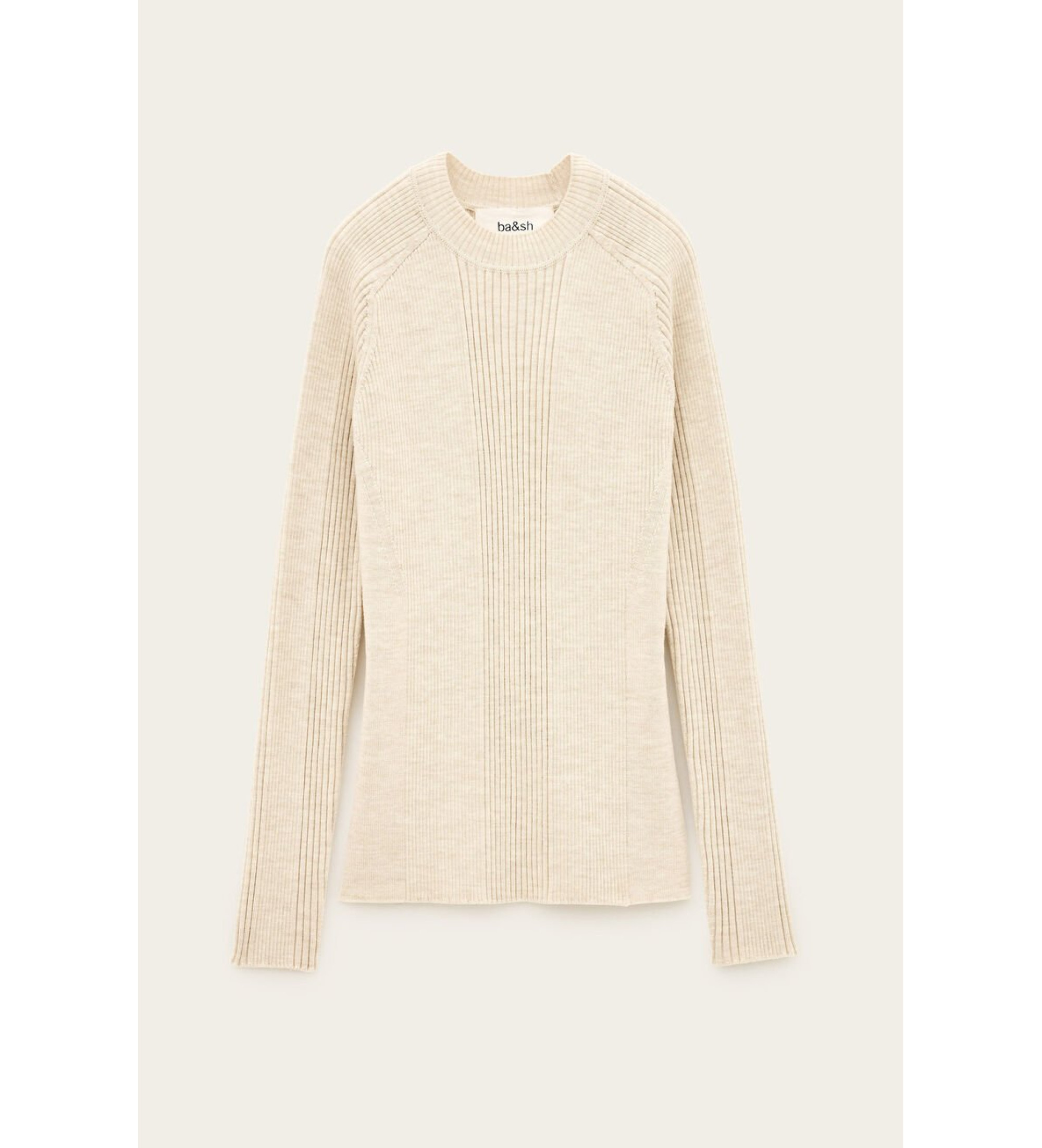 BA&SH Banni beige jumper - Esdemarca Store fashion, footwear and ...