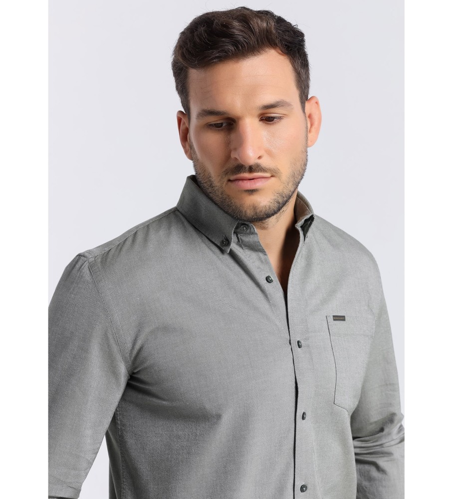 Bendorff Camisa de manga larga verde - Tienda Esdemarca calzado, moda y ...