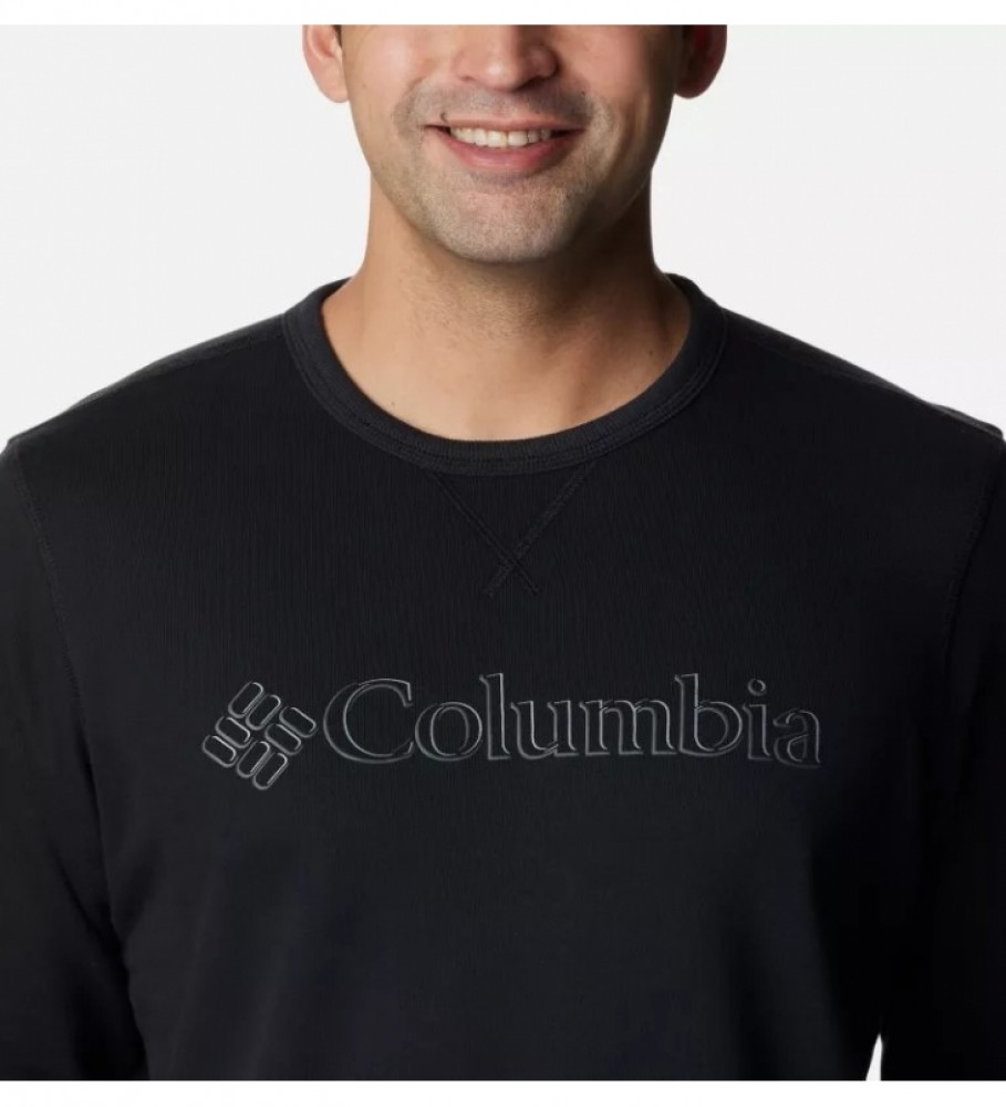 Columbia Polar de cuello redondo con logotipo negro - Tienda Esdemarca ...