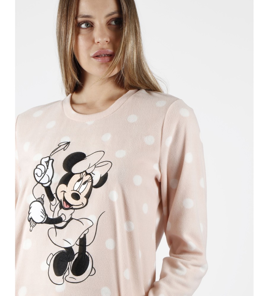Disney Pijama Calentito Manga Larga Minnie Bubble Gum rosa - Tienda Esdemarca calzado, moda y ...