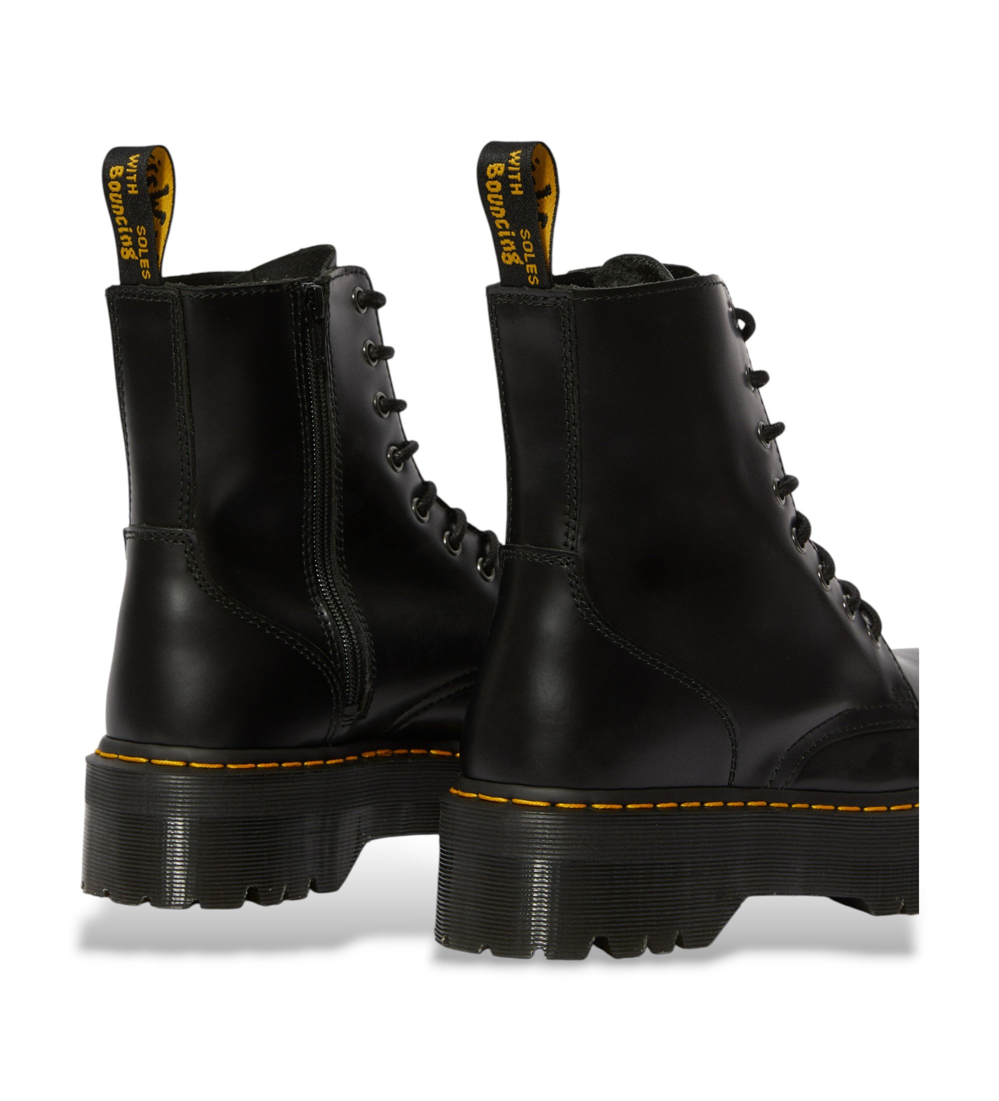Dr Martens Botas de piel Jadon Smooth negro - Tienda Esdemarca calzado, moda y complementos ...