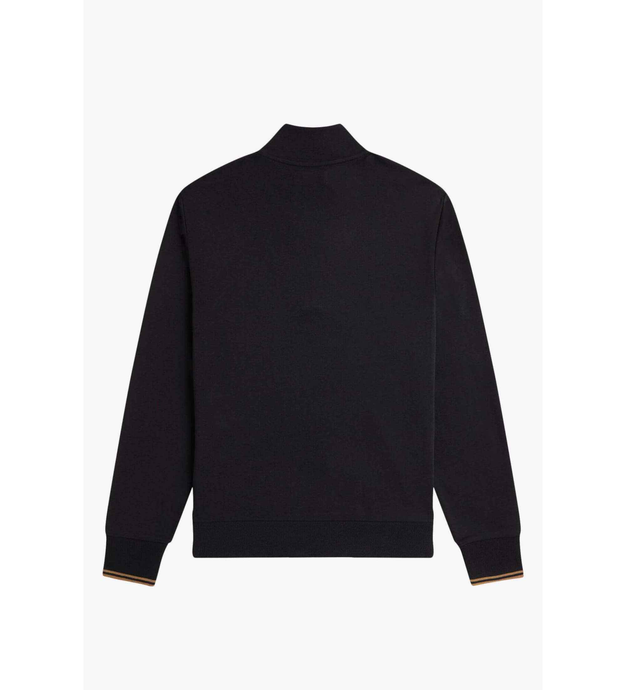 Fred Perry Sudadera con media cremallera negro - Tienda Esdemarca ...