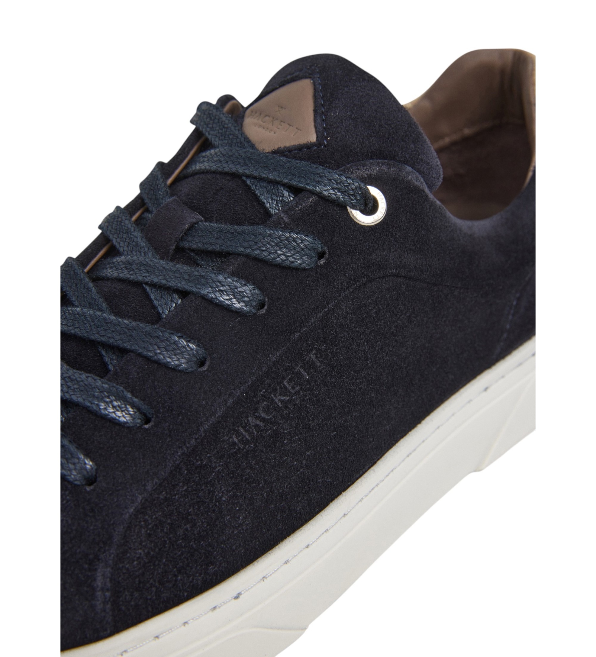 Hackett London Leather Sneakers Hackney Destine navy - Esdemarca Store ...