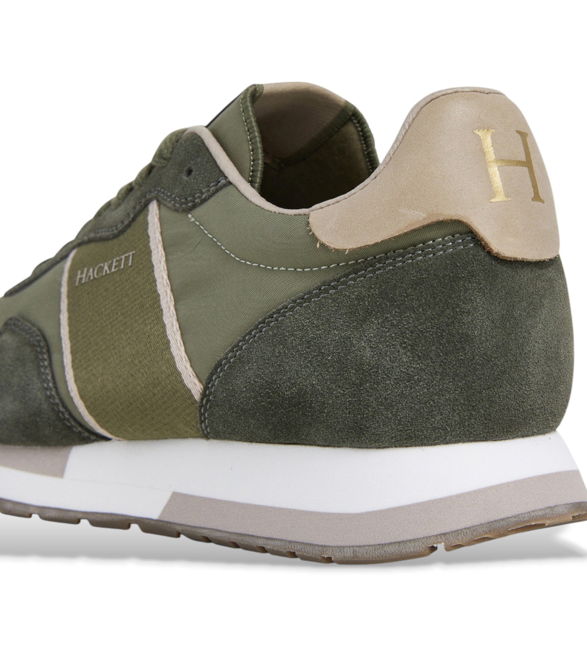 Hackett London Zapatillas Keston Heritage verde - Tienda Esdemarca ...