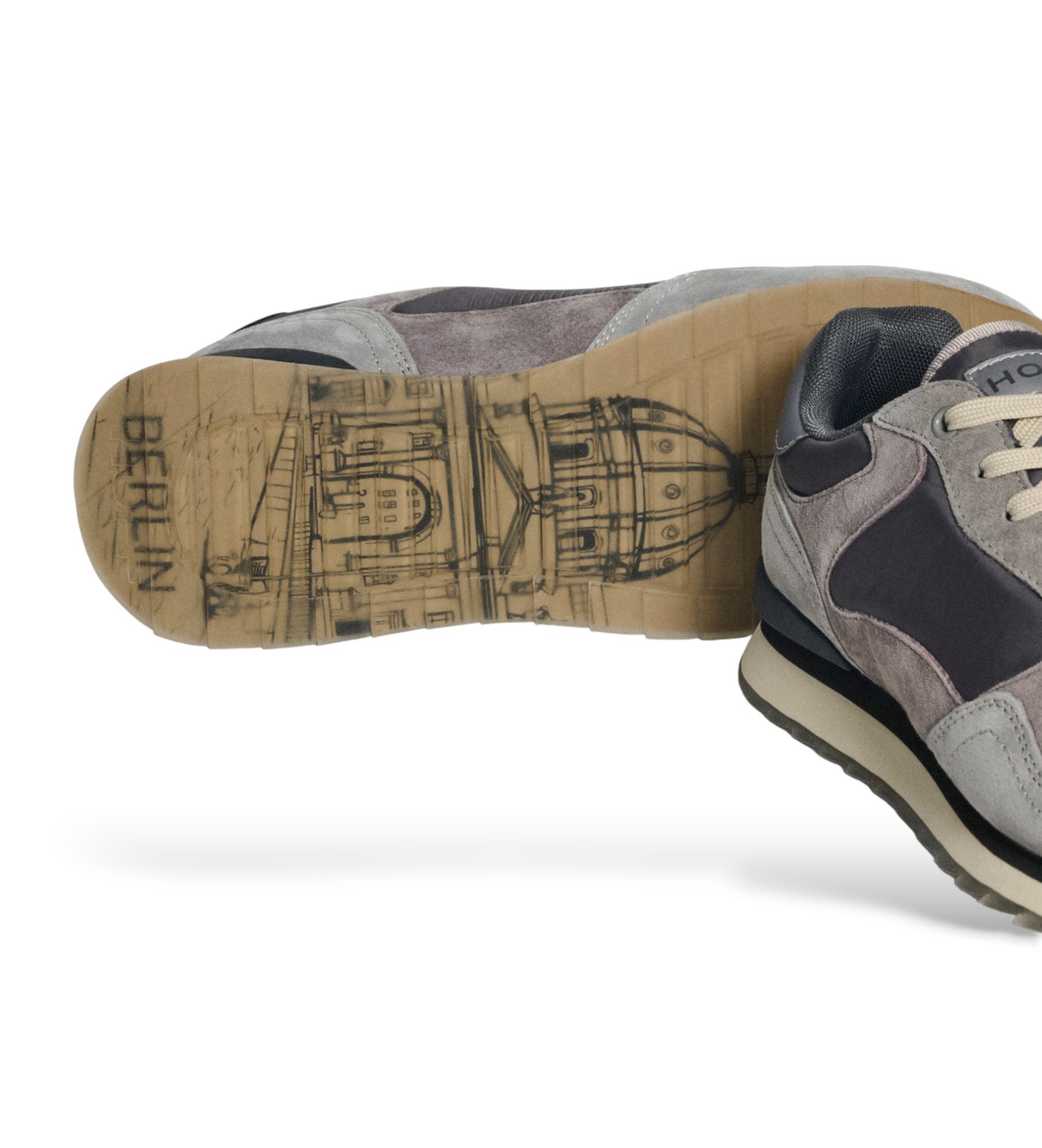 HOFF Zapatillas de Piel City Berlin gris - Tienda Esdemarca calzado ...