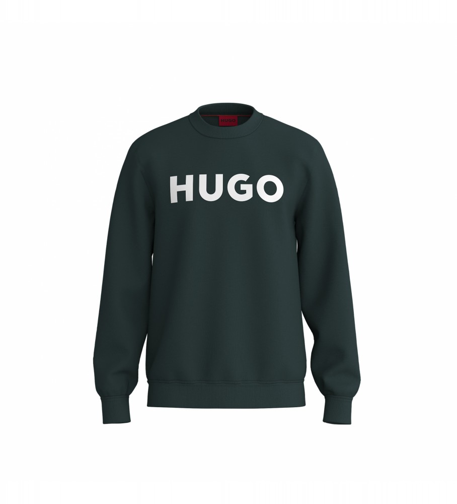HUGO Sudadera Dem verde - Tienda Esdemarca calzado, moda y complementos ...