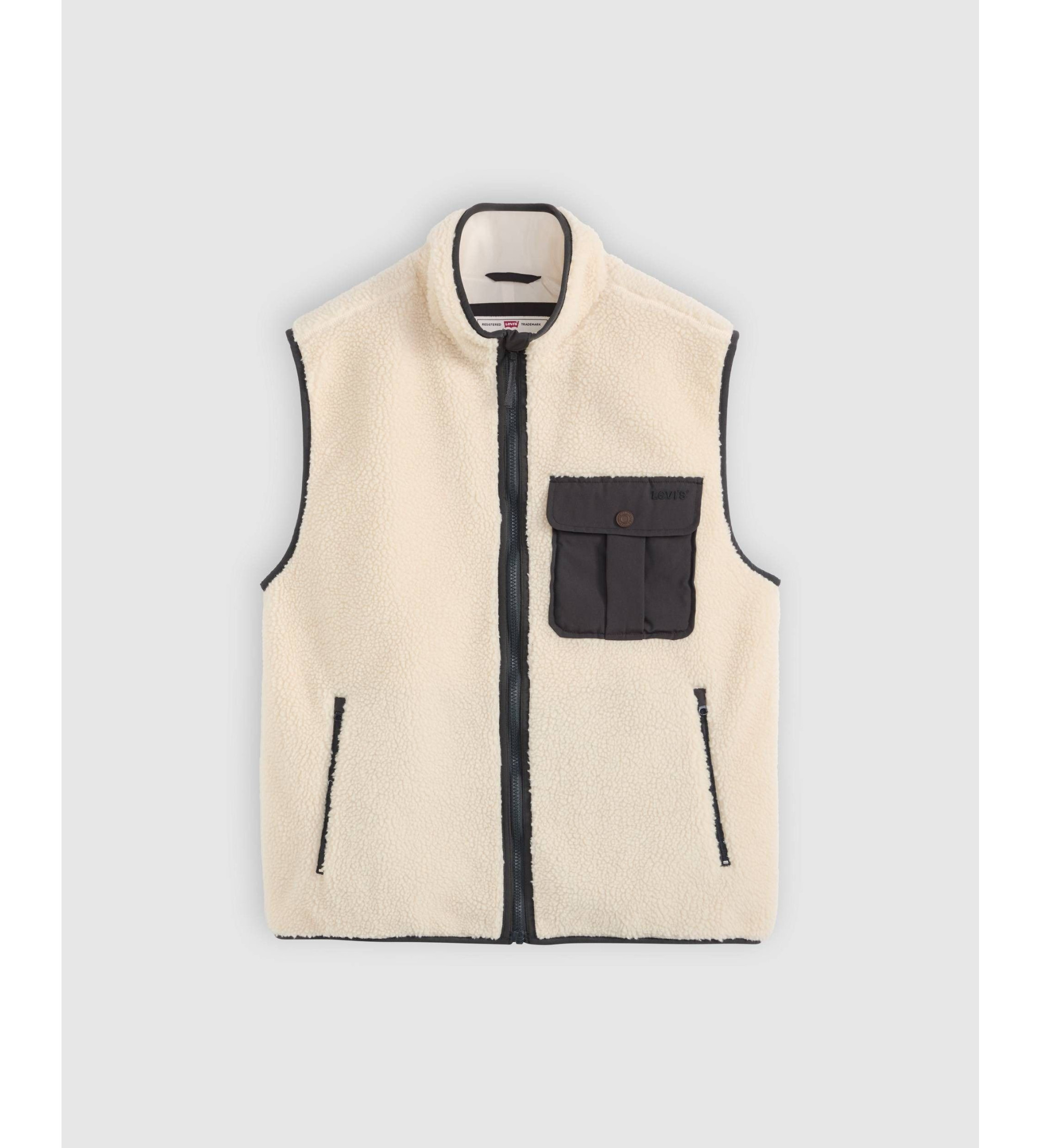 Levi's Joonie Sherpa Vest beige - Esdemarca Store fashion, footwear and ...