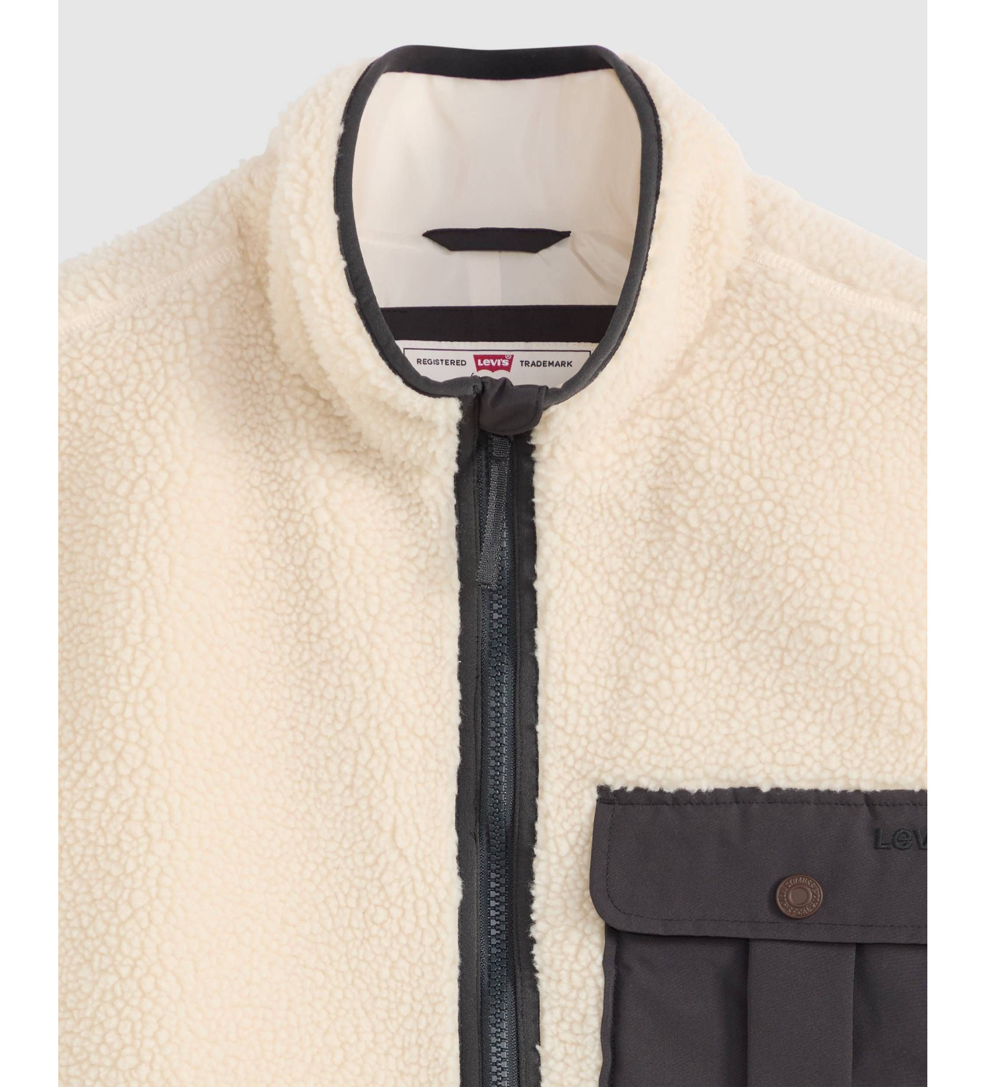 Levi's Joonie Sherpa Vest beige - Esdemarca Store fashion, footwear and ...