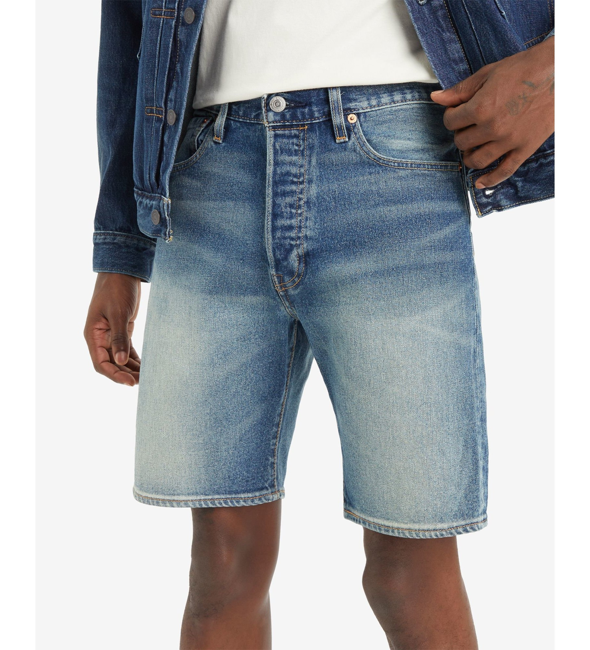 Levi's Shorts 501 Original blue - Esdemarca Store fashion, footwear and ...