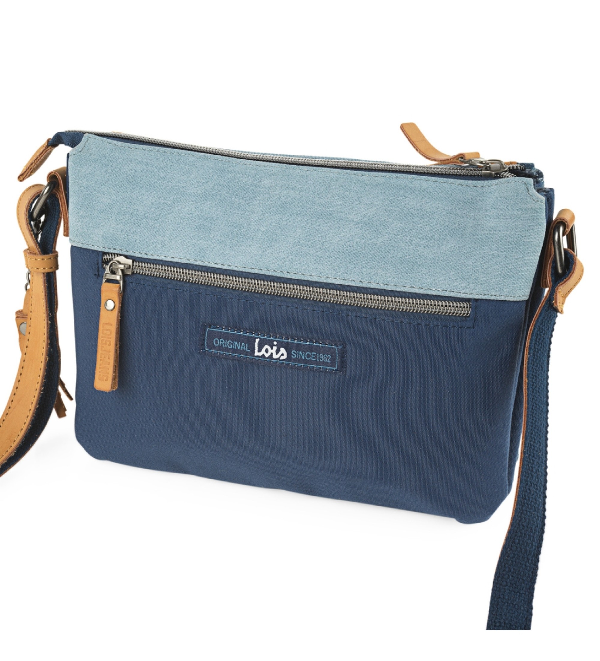 Lois Jeans Bolso Bandolera doble compartimento 318615 color azul ...