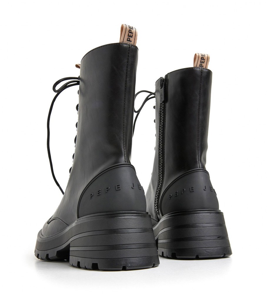 Pepe Jeans Botines Soda Block negro - Tienda Esdemarca calzado, moda y ...