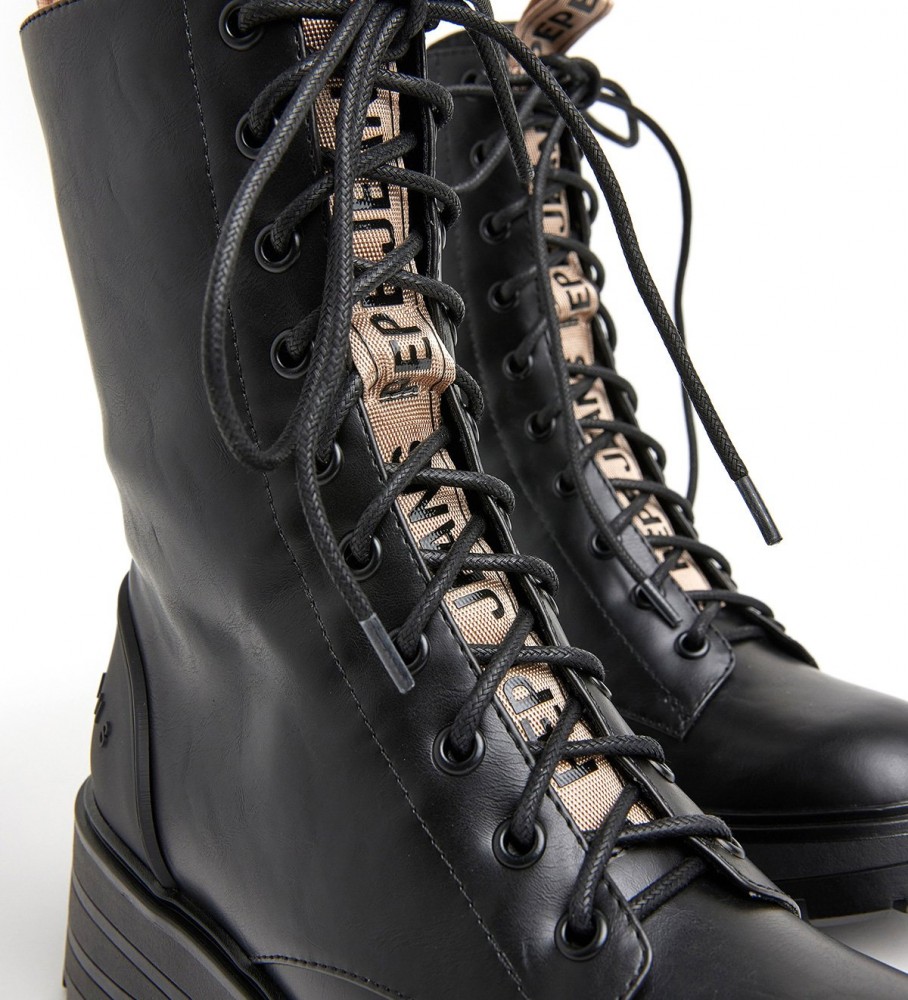 Pepe Jeans Botines Soda Block negro - Tienda Esdemarca calzado, moda y ...