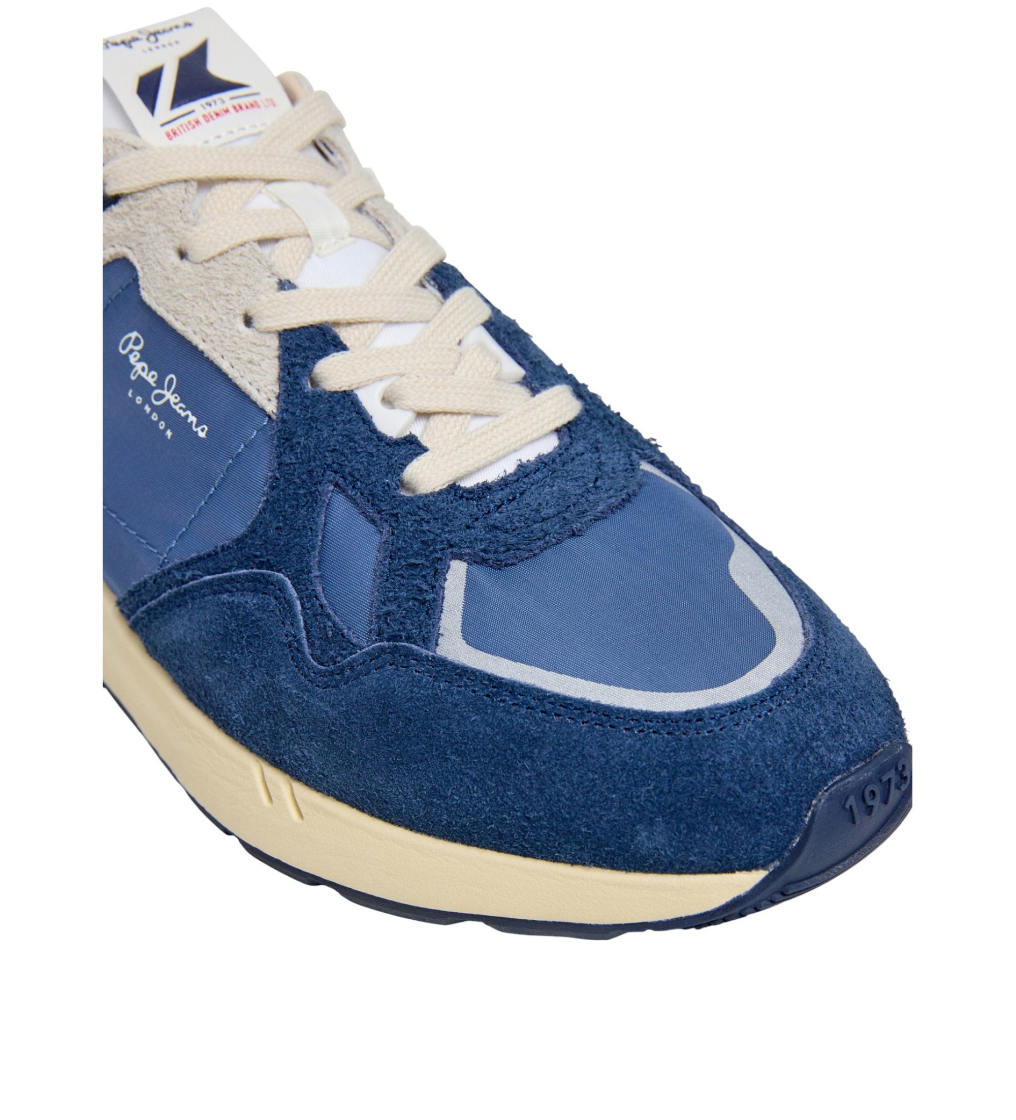 Pepe Jeans Zapatillas de Piel Marlon Life azul - Tienda Esdemarca ...