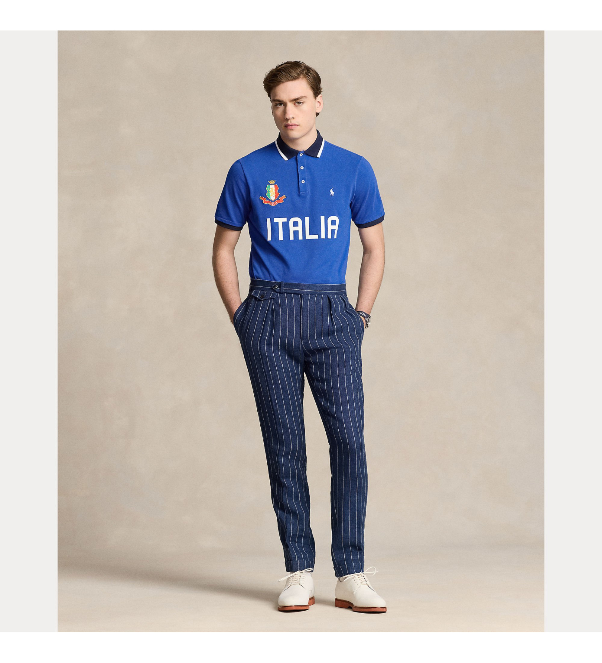 Polo Ralph Lauren Classic Fit Polo Italy blue - Esdemarca Store fashion, footwear and ...