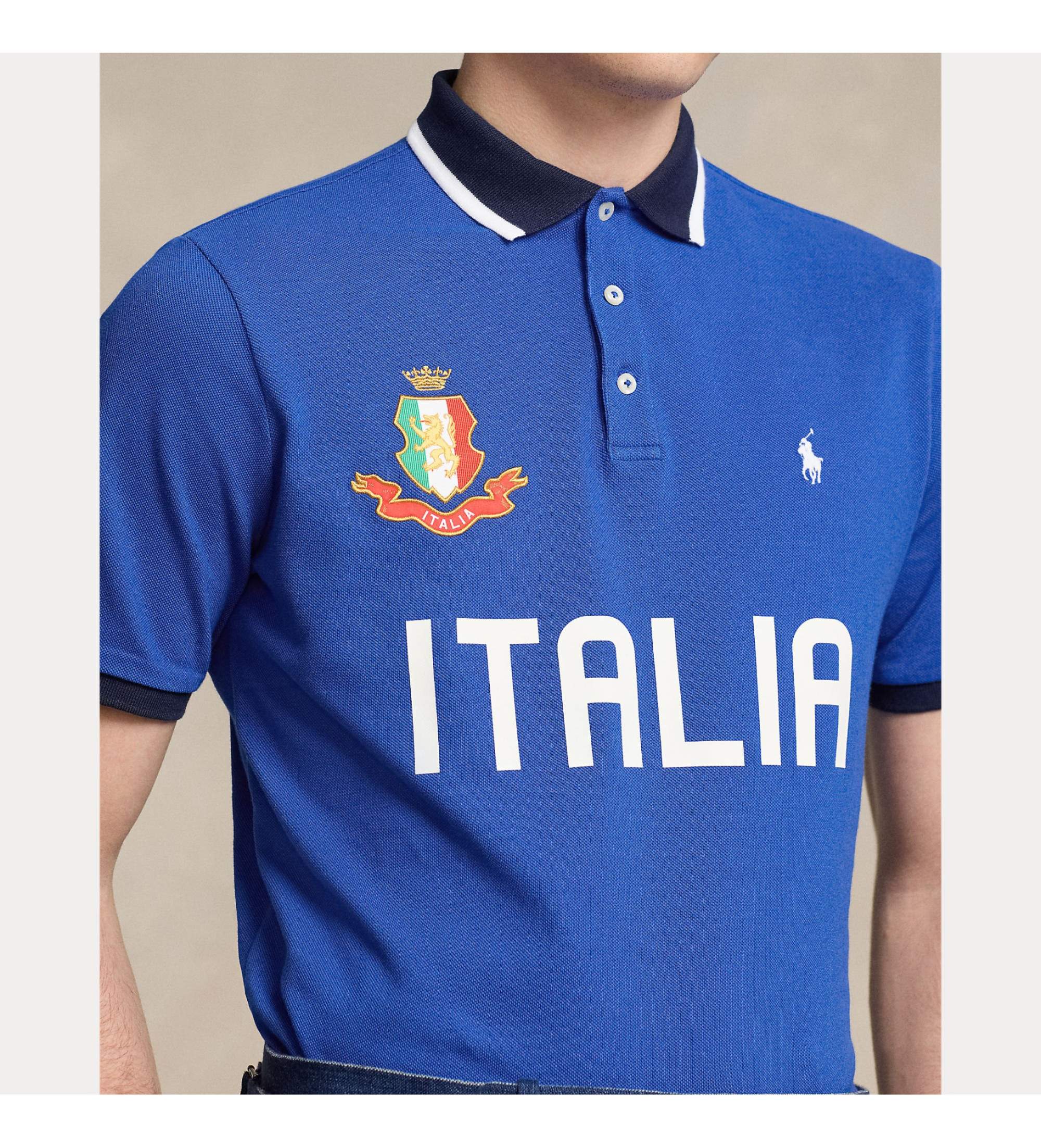 Polo Ralph Lauren Classic Fit Polo Italy blue - Esdemarca Store fashion, footwear and ...