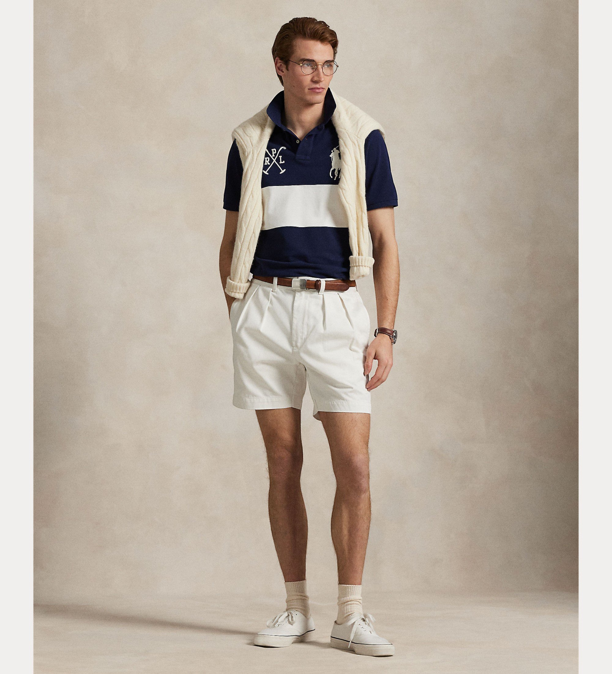 Polo Ralph Lauren Custom Slim Fit Polo shirt with Big Pony navy - Esdemarca Store fashion ...