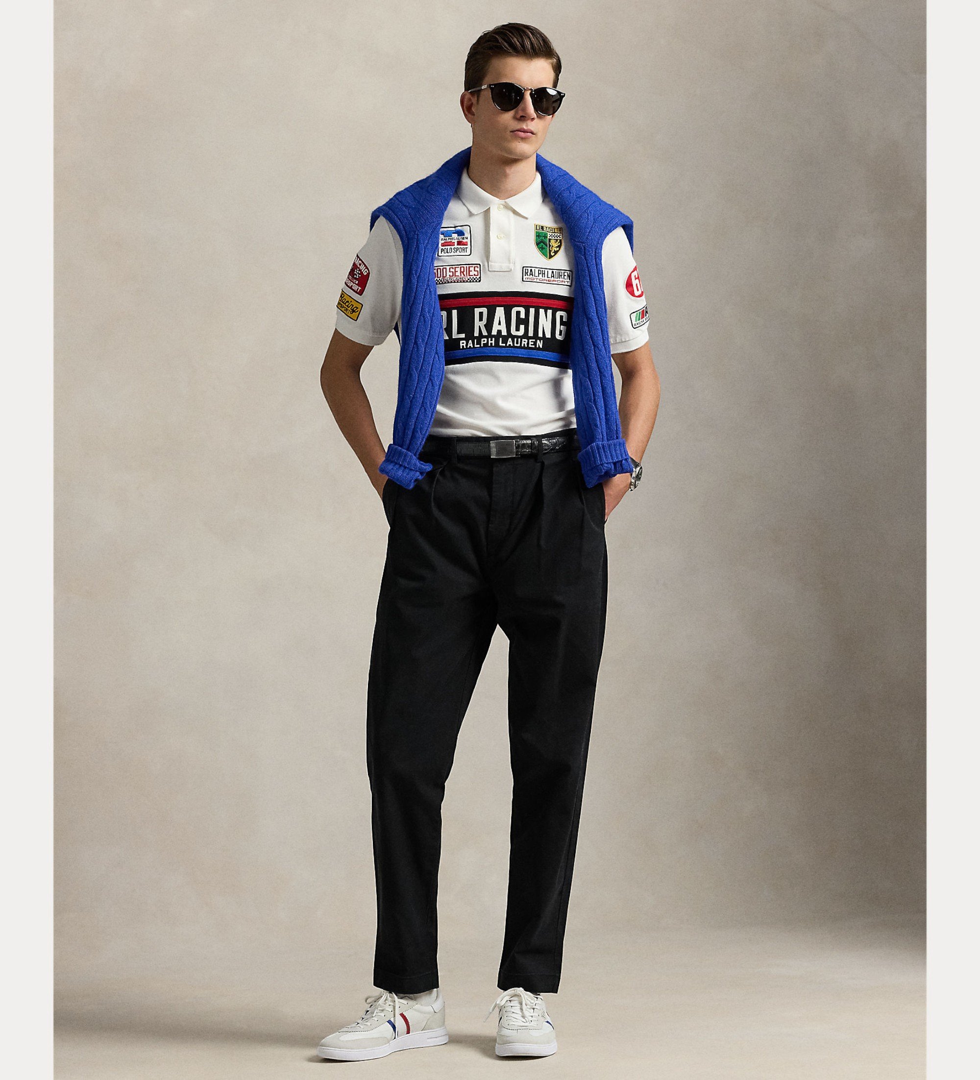 Polo Ralph Lauren Polo Custom Slim Fit de piqué blanco - Tienda Esdemarca calzado, moda y ...