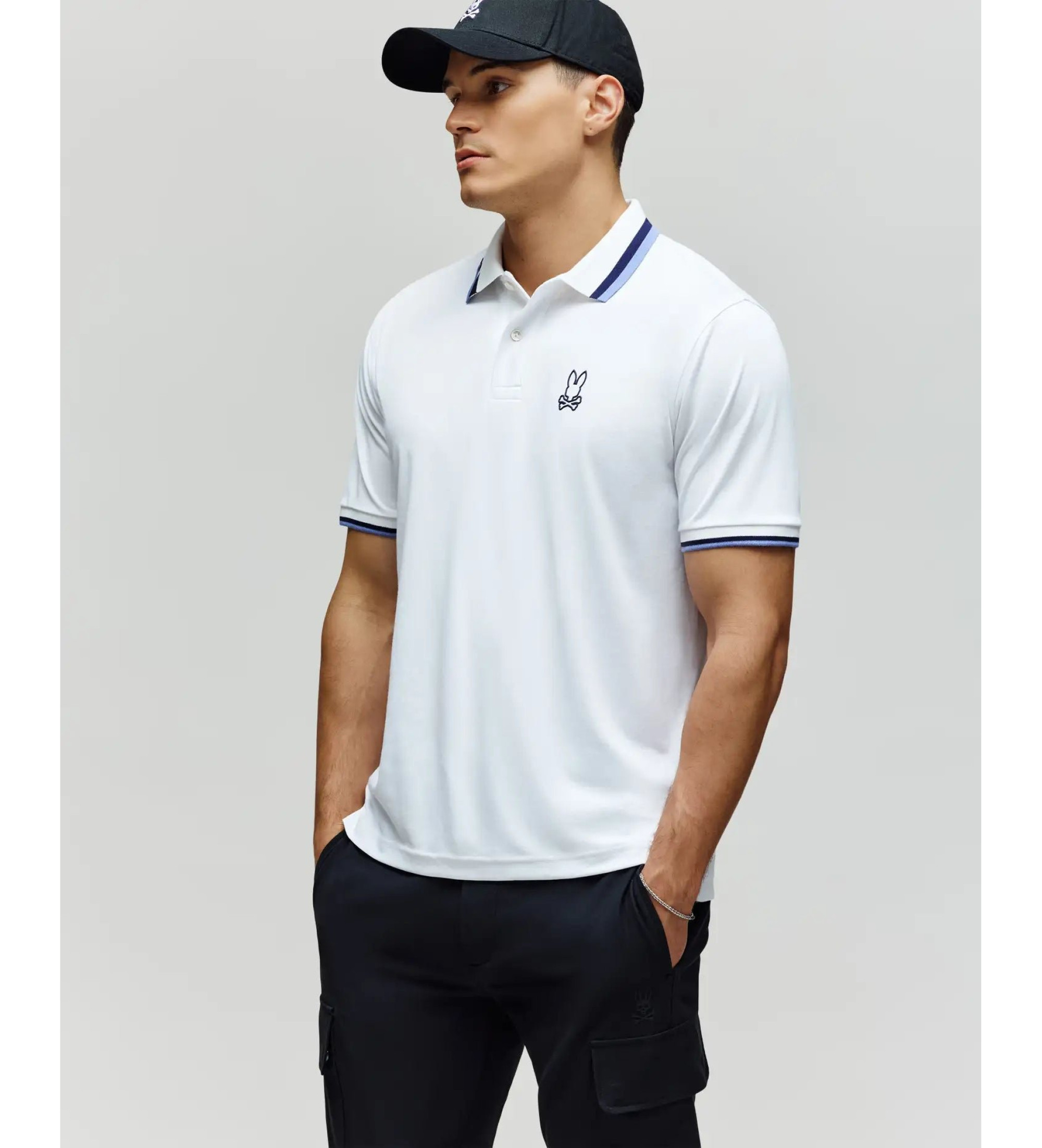 Psycho Bunny Polo Chris blanco - Tienda Esdemarca calzado, moda y ...