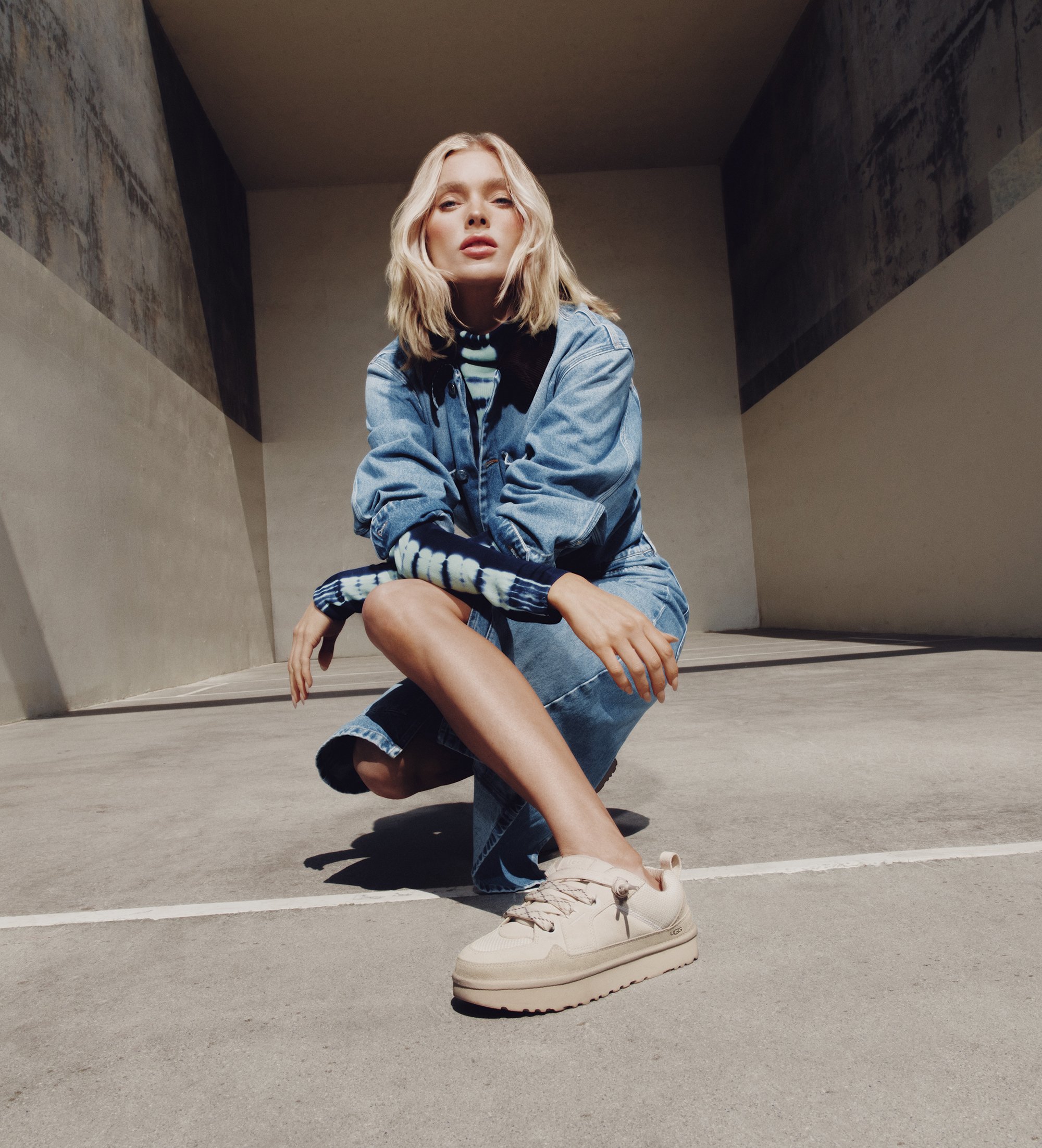 UGG Zapatillas de Piel Lo Lowmel beige - Tienda Esdemarca calzado, moda ...