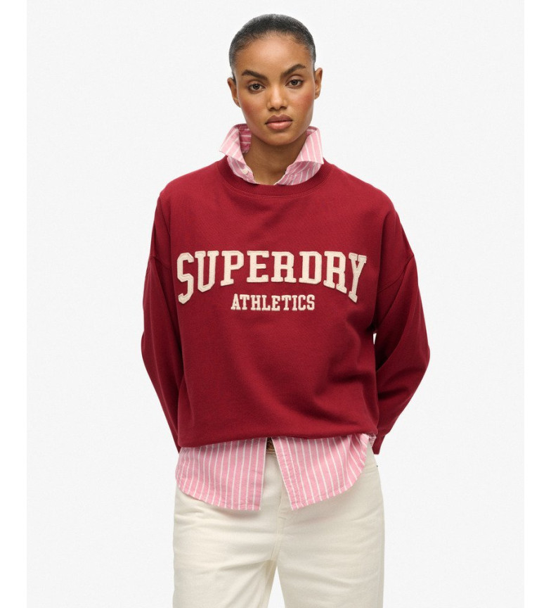 Superdry Camisola Relaxed com apliques vermelhos - Esdemarca Loja moda ...