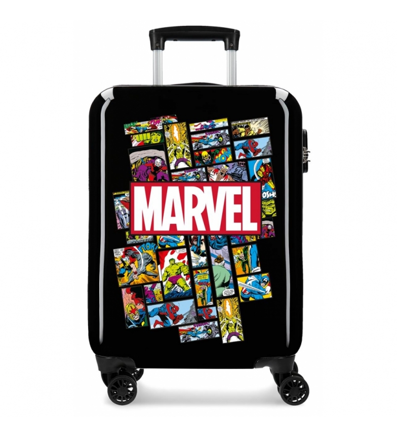 Disney Maleta de Cabina Comic Marvel rígida 55cm Negro - Tienda ...