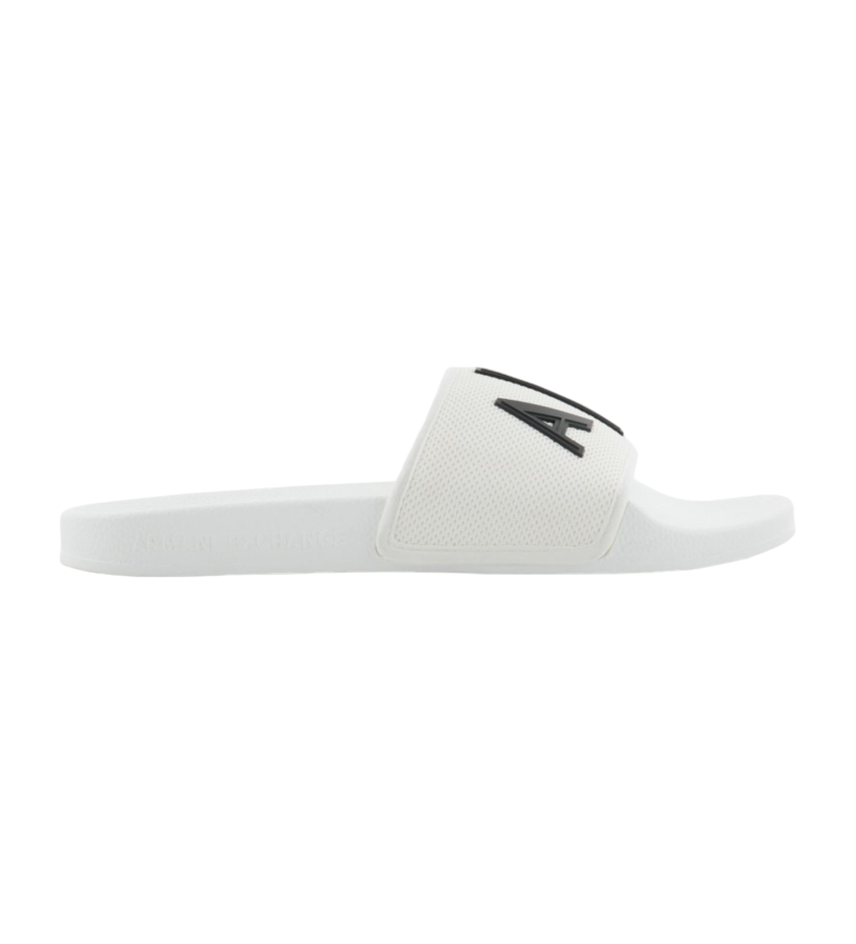 Armani Exchange Flip-flops Ax white - Esdemarca Store fashion, footwear ...