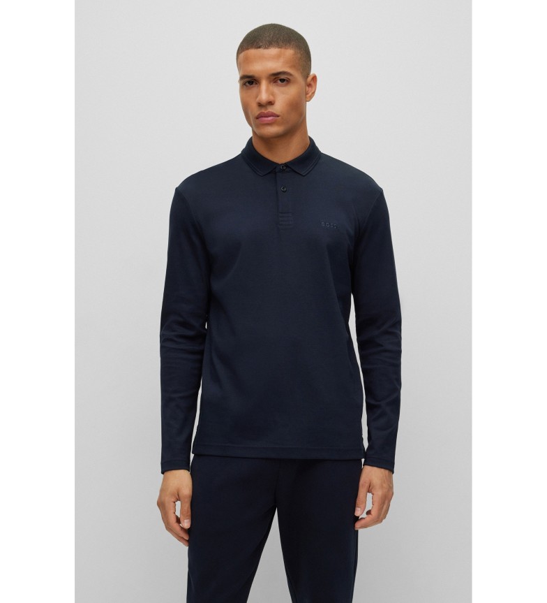 BOSS Polo de interlock 50476433 marino - Tienda Esdemarca calzado, moda y complementos - zapatos ...