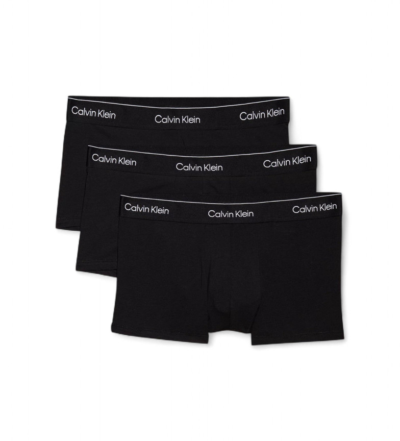 Calvin Klein Pack of 3 black low rise boxers - Esdemarca Store fashion ...