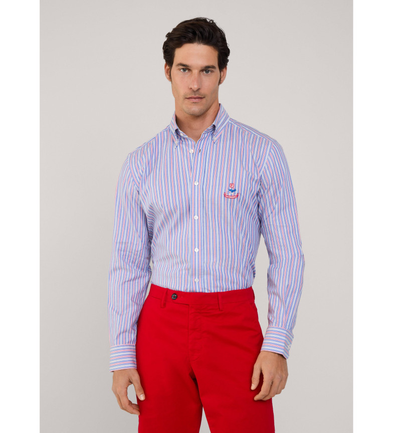 Façonnable Camisa Naut Reg Stp rojo, azul - Tienda Esdemarca calzado ...