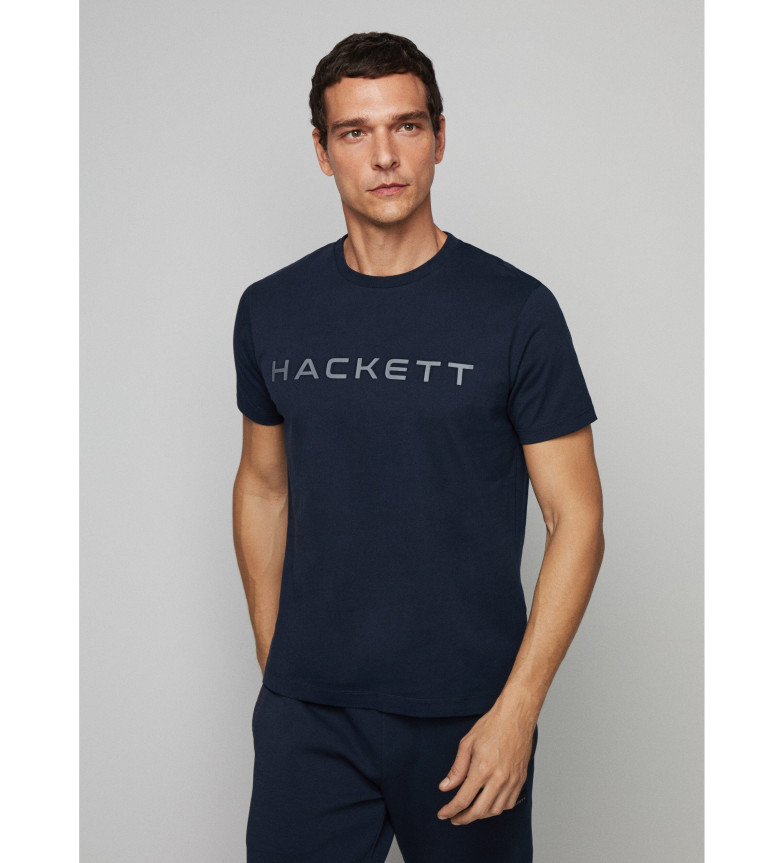 Hackett London Camiseta Essential marino - Tienda Esdemarca calzado, moda y complementos ...