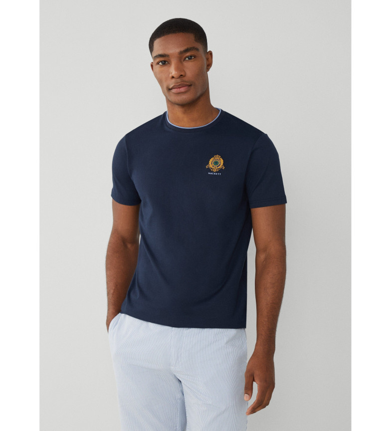 Hackett London Camiseta Heritage Logo marino - Tienda Esdemarca calzado, moda y complementos ...