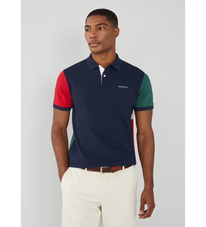 Hackett London Polo Heritage Multi Nbrs navy - Esdemarca Store mode, chaussures et accessoires ...