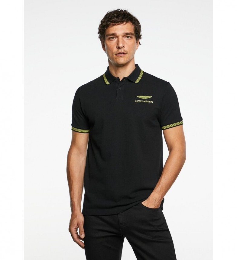 Hackett London Polo Inspiración motor negro - Tienda Esdemarca calzado, moda y complementos ...