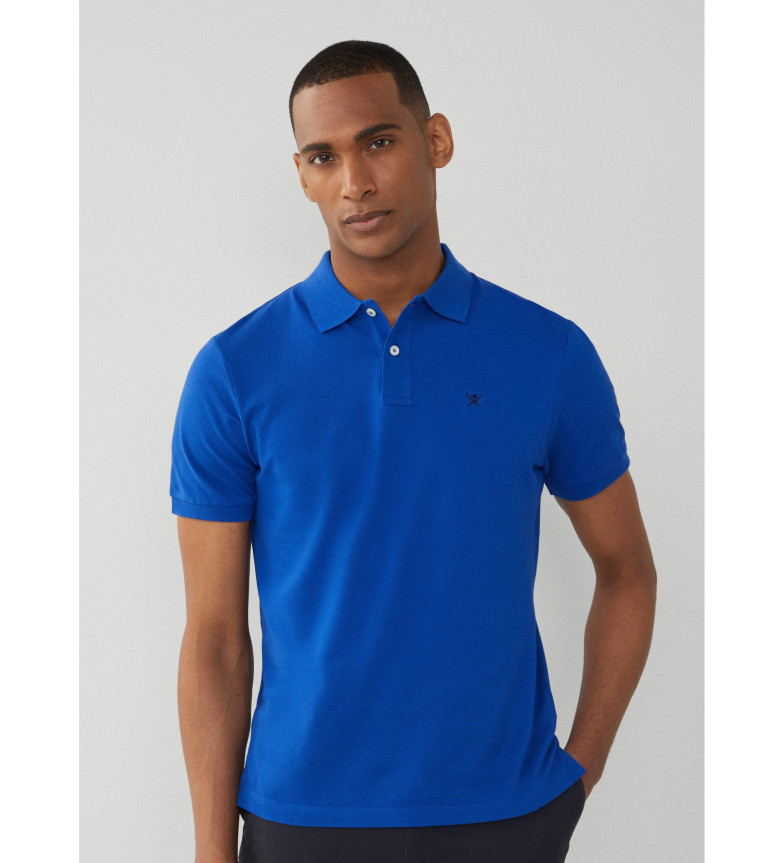 Hackett London Polo Slim Fit Logo azul - Tienda Esdemarca calzado, moda y complementos - zapatos ...