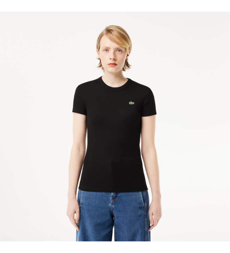 Lacoste Camiseta Slim Fit negro - Tienda Esdemarca calzado, moda y ...