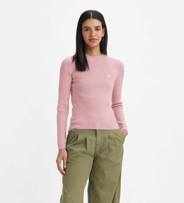 Levi's Pink ribbed jumper - Esdemarca Store fashion, footwear and ...