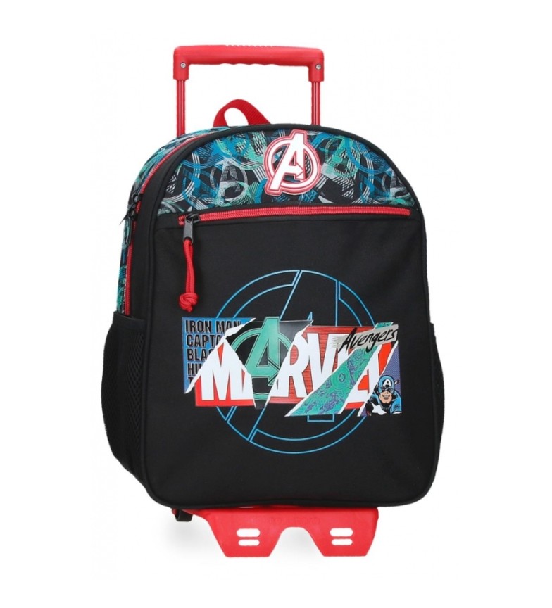 Disney Mochila Marvel Shield 33 cm con carro negro - Tienda Esdemarca ...