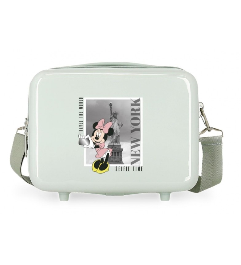 Disney Neceser ABS Minnie New York adaptable verde - Tienda Esdemarca calzado, moda y ...