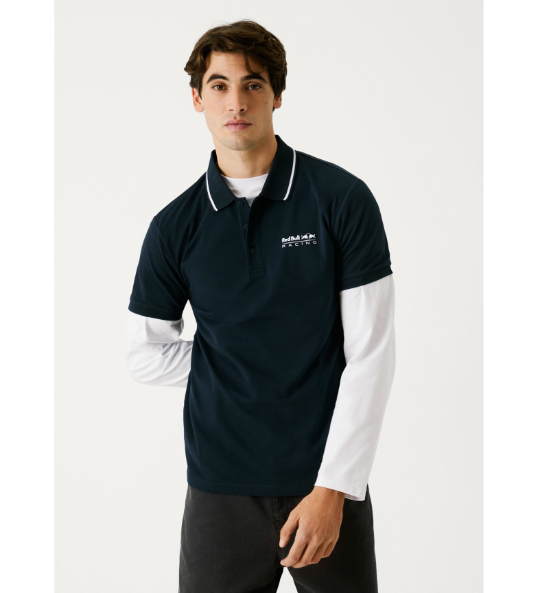 Red Bull Racing x Pepe Jeans Polo piqué logo estampado marino - Tienda ...