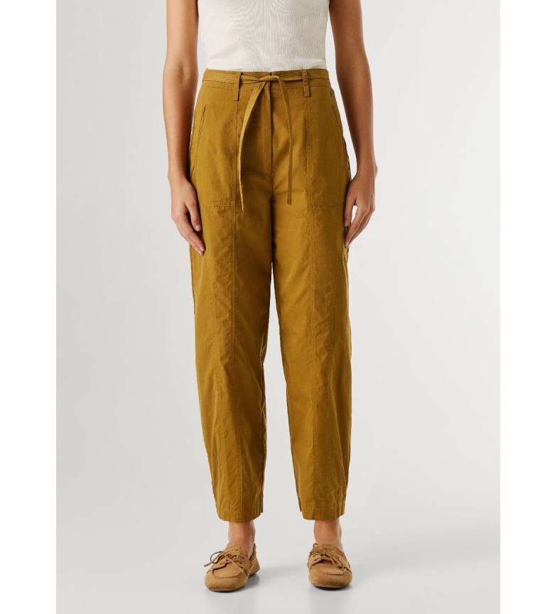 Pepe Jeans Alice Senf lange Hose - Esdemarca Geschäft für Schuhe, Mode ...