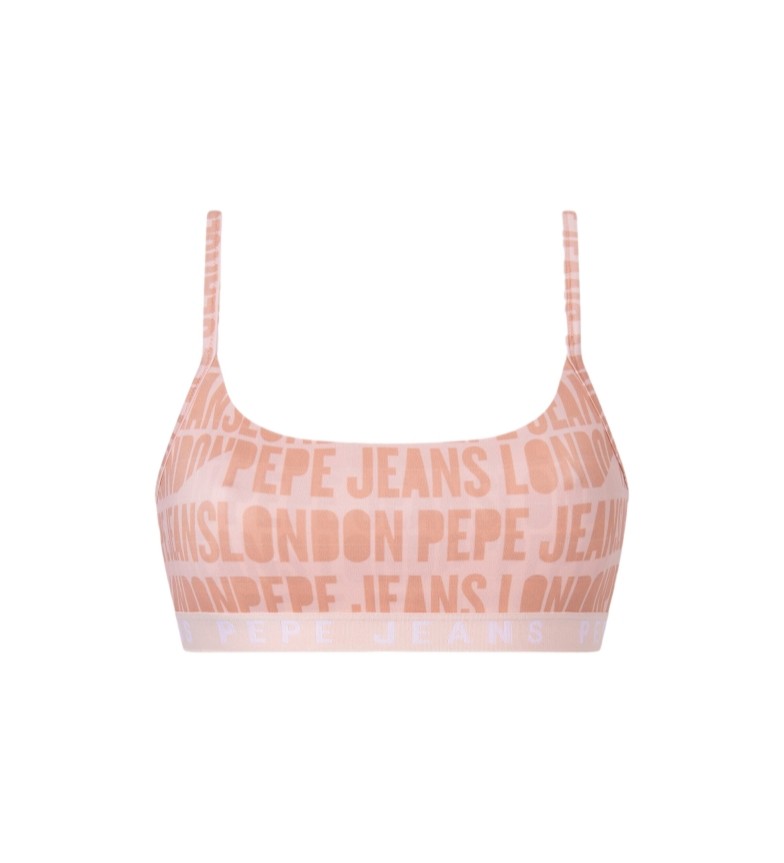 Pepe Jeans Bralette Bra Logo pink - Esdemarca Store fashion, footwear ...