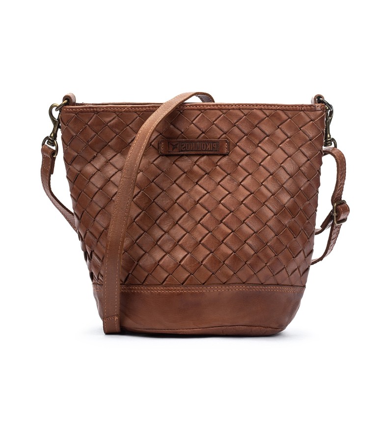 Pikolinos Faura Brown Leather Handbag - Esdemarca Store fashion, footwear and accessories - best ...