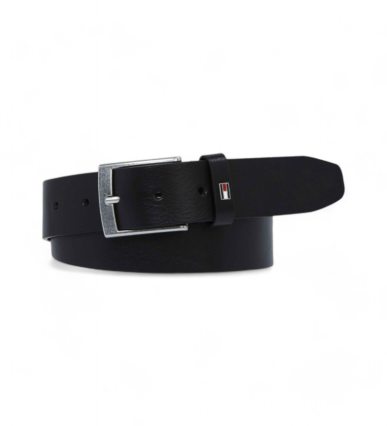 Tommy Hilfiger Black leather belt - Esdemarca Store fashion, footwear ...